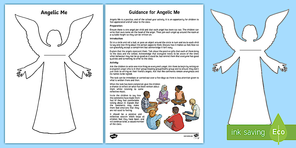 KS2 Angelic Me Worksheet / Worksheet (teacher made) - Twinkl