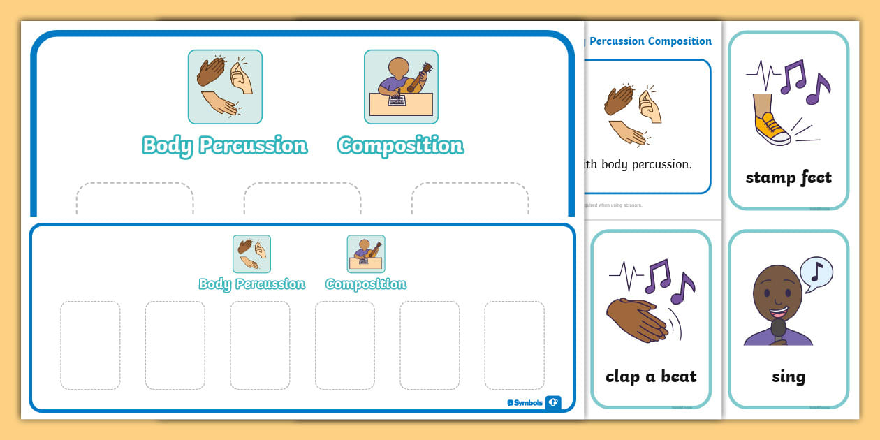 Twinkl Symbols: Body Percussion Composition Activity