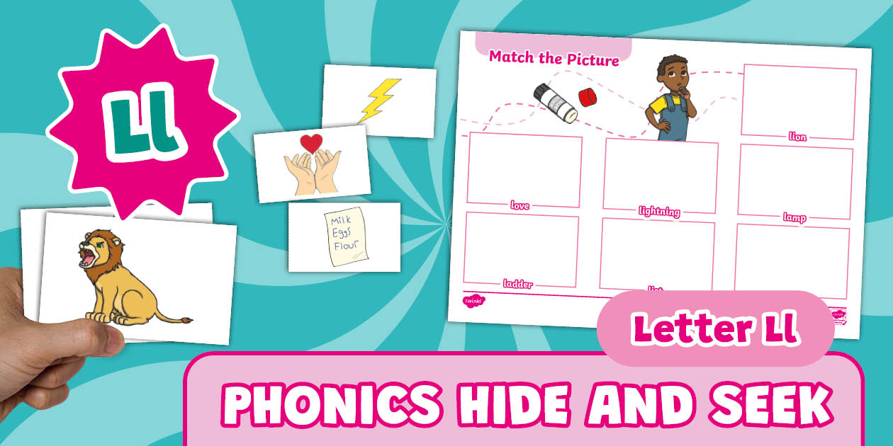 Phonics Hide and Seek - Letter Ll