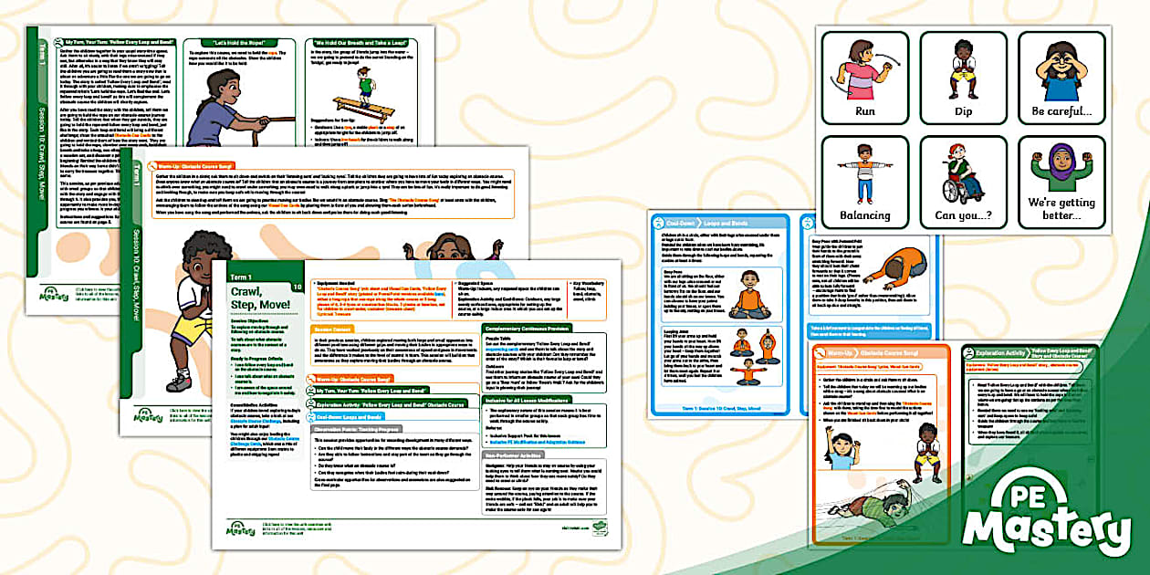 PE Mastery: Crawl, Step, Move! – Year 0 Session for Skills