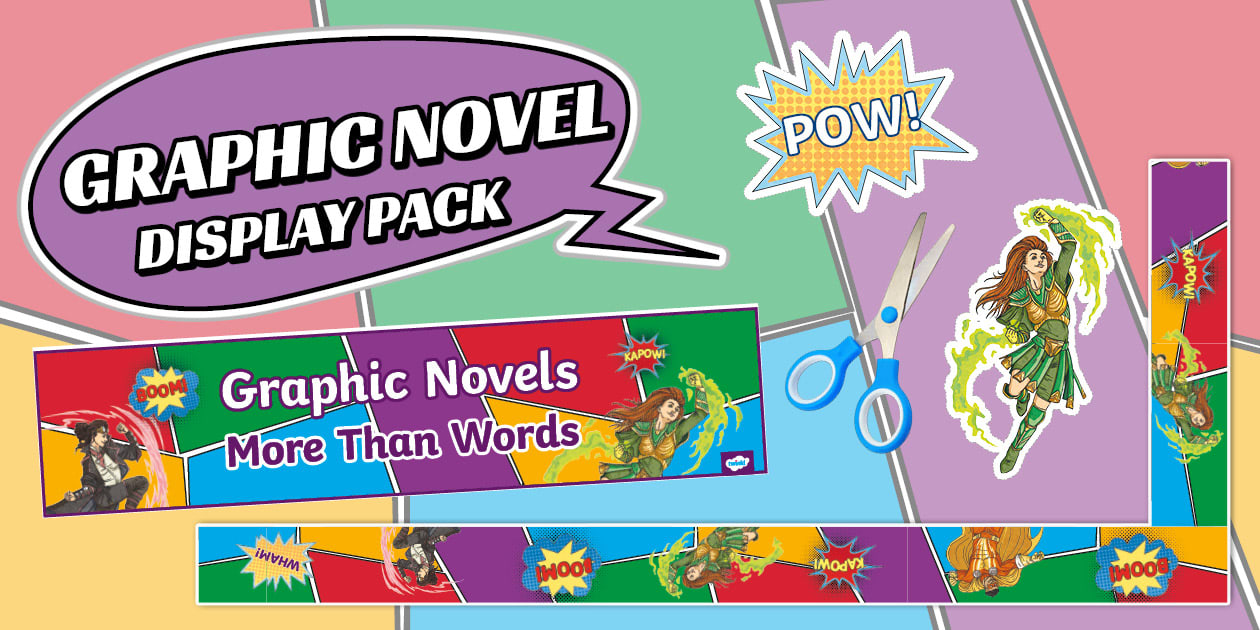 Graphic Novels Display Pack - Twinkl