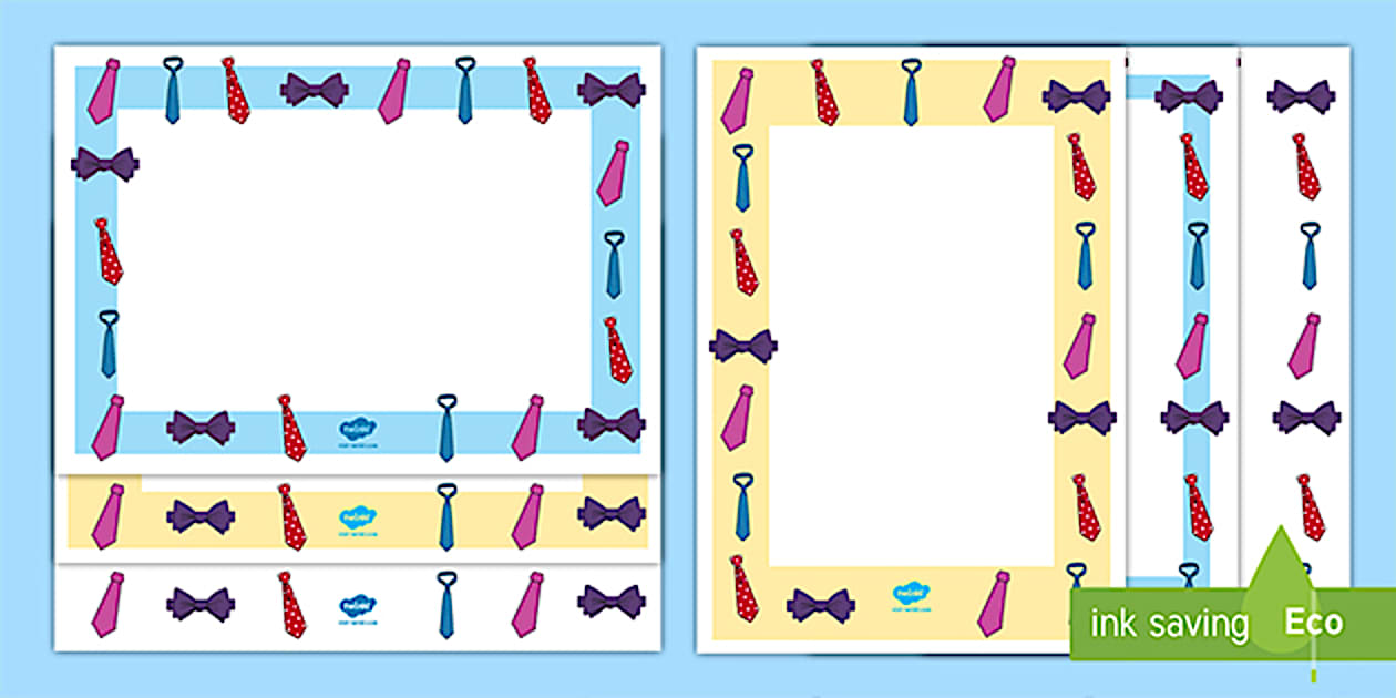Editable KS1 Tie Card Inserts (teacher made) - Twinkl