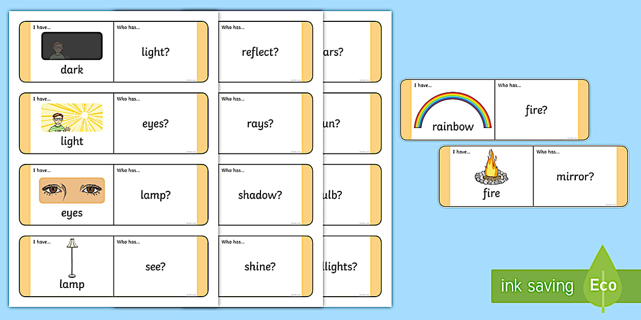 Cursive Light Loop Cards (teacher made) - Twinkl