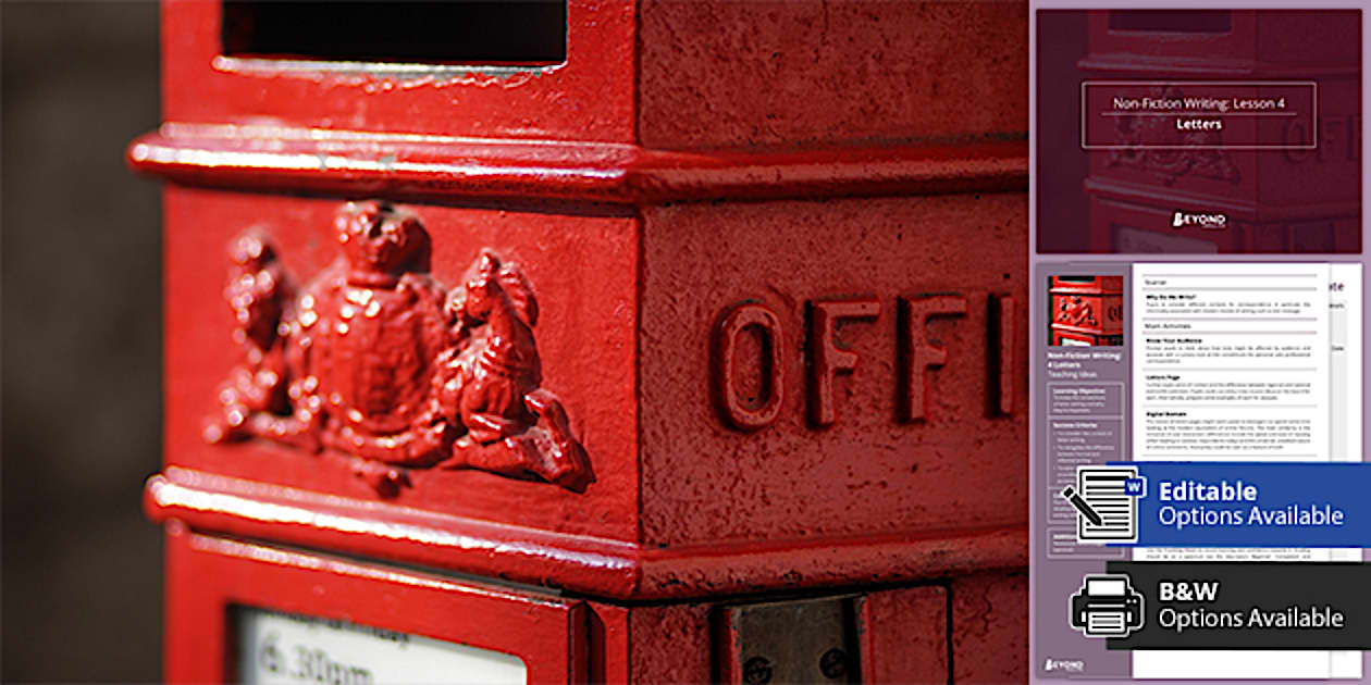 Formal Letter Writing KS3 | Non-Fiction Writing | Beyond