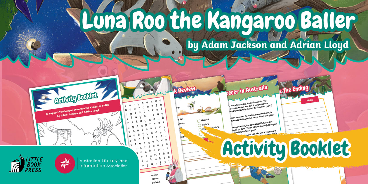 NSS 2026 3-6 Activity Book for Luna Roo the Kangaroo Baller