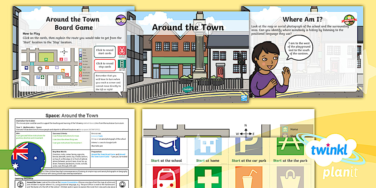 Year 1 Space: Direction and Movement Lesson 3 (teacher made)