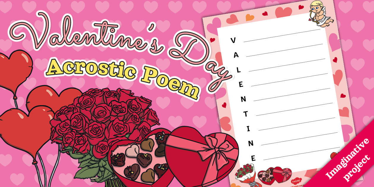 Valentine's Day Acrostic Poem | Writing for Kids