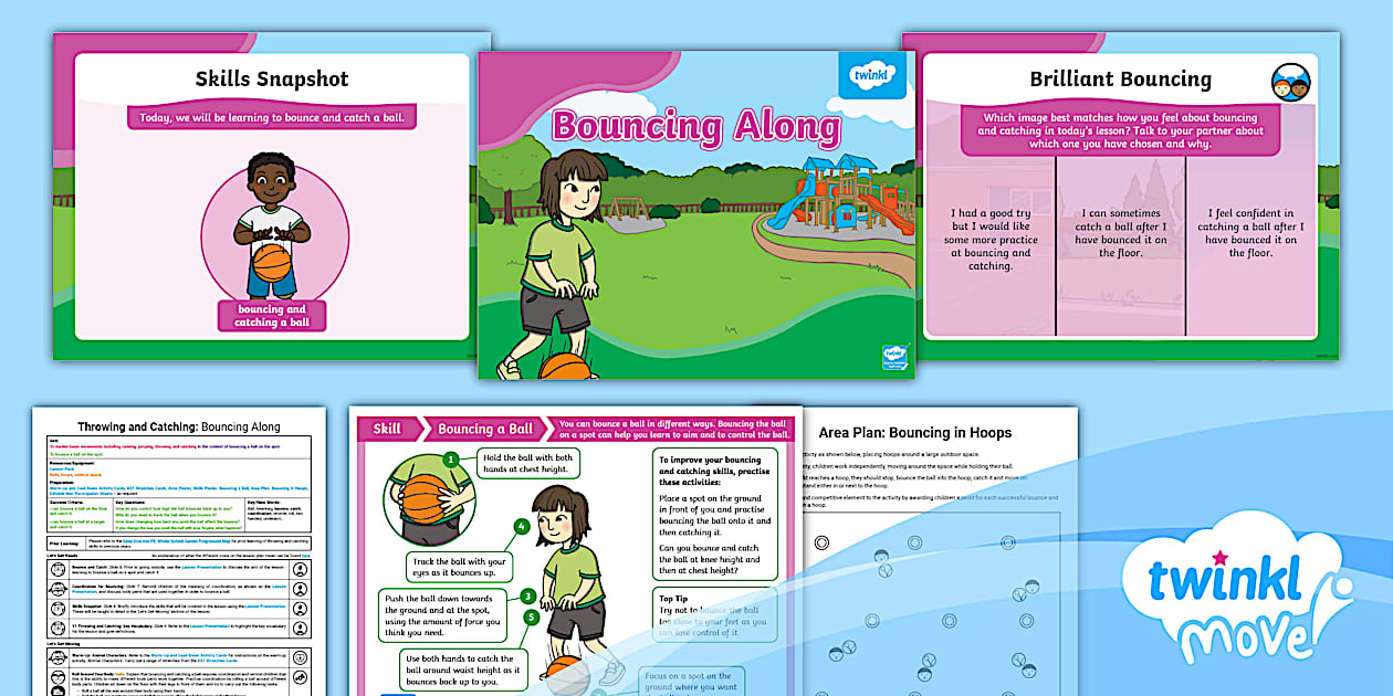 👉 Multi-Skills: Year 1 Throwing and Catching: Lesson 5