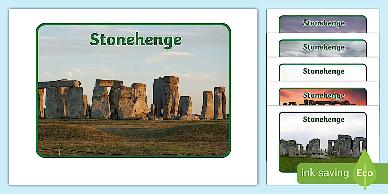 Stonehenge Photo Pack (Teacher-Made) - Twinkl