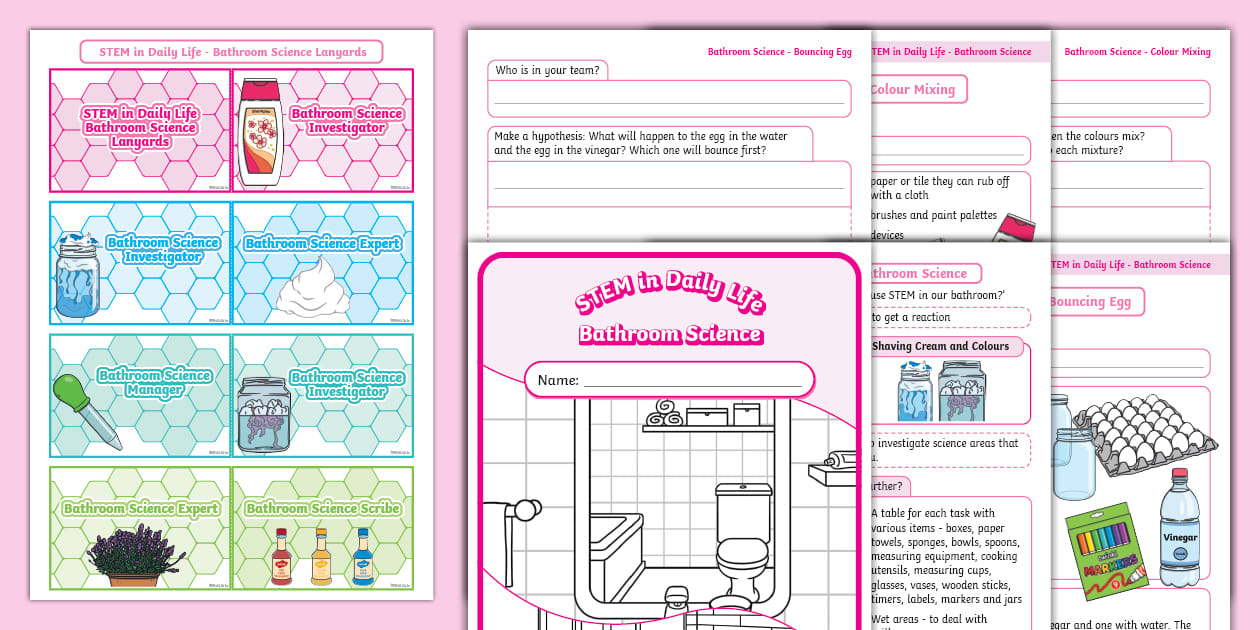 STEM in Daily Life - Bathroom Science (Teacher-Made)