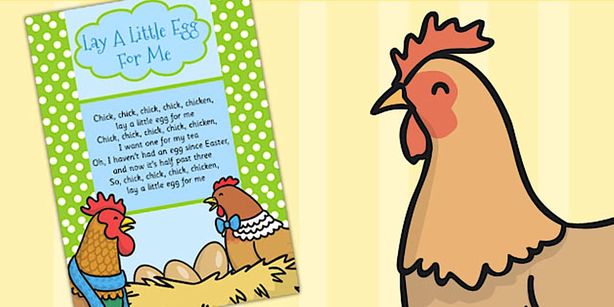 Lay A Little Egg For Me Lyrics Sheet | ‘Chick, Chicken’ Song