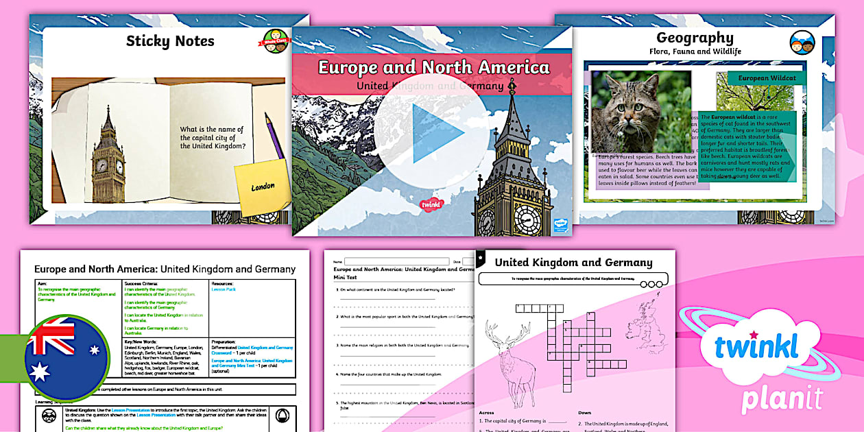 Year 5 HASS Geography Europe and North America Lesson 3