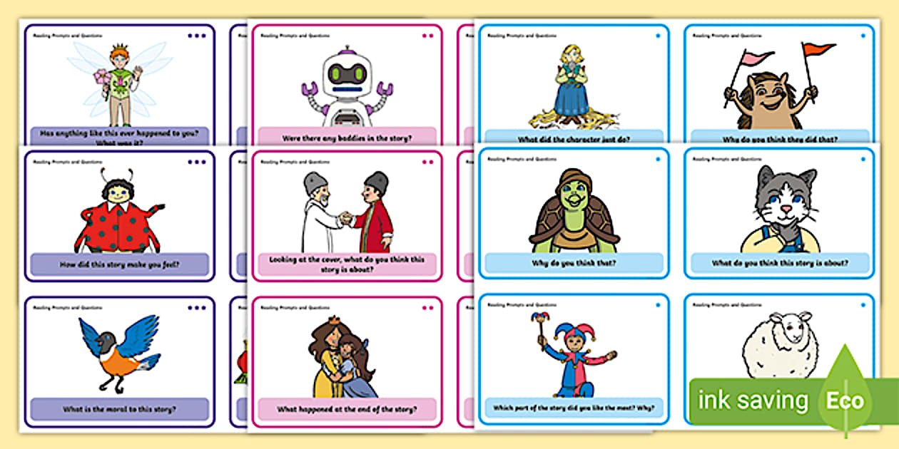 Editable Reading Prompts and Questions (teacher made)