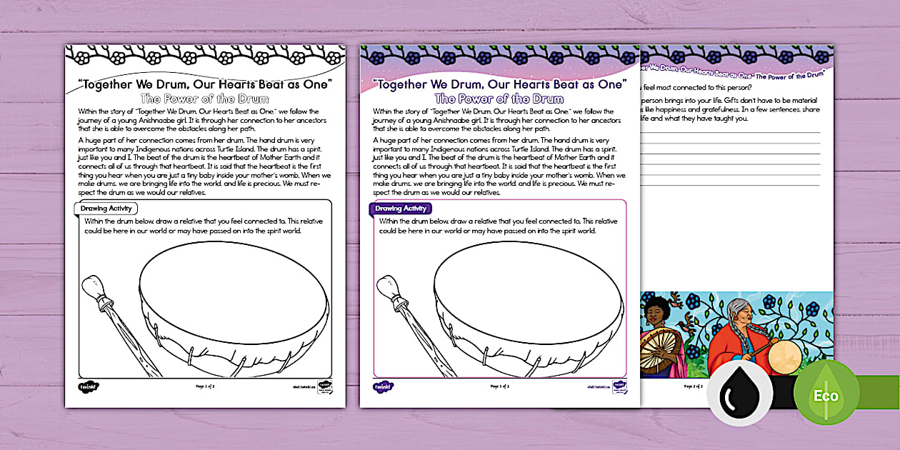 FREE! - Together We Drum: Our Hearts Beat as One - Twinkl