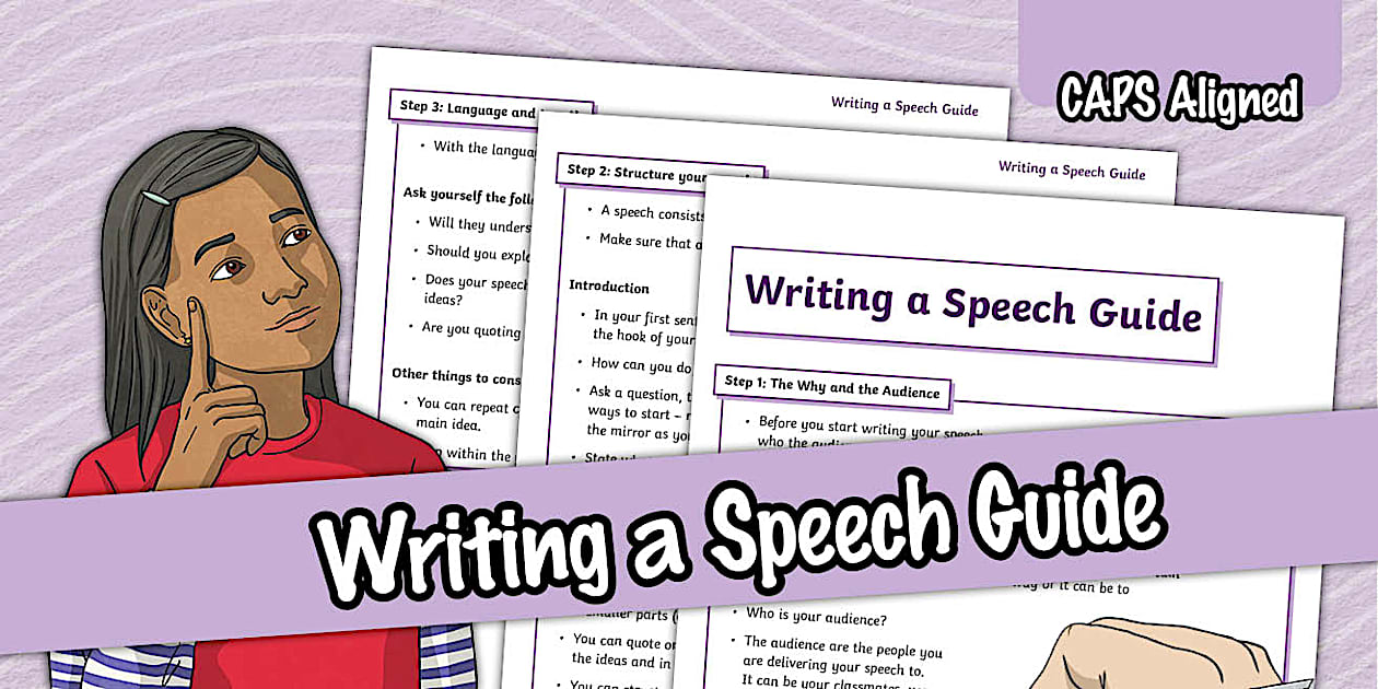 Intermediate Phase English – Writing a Speech - Guide