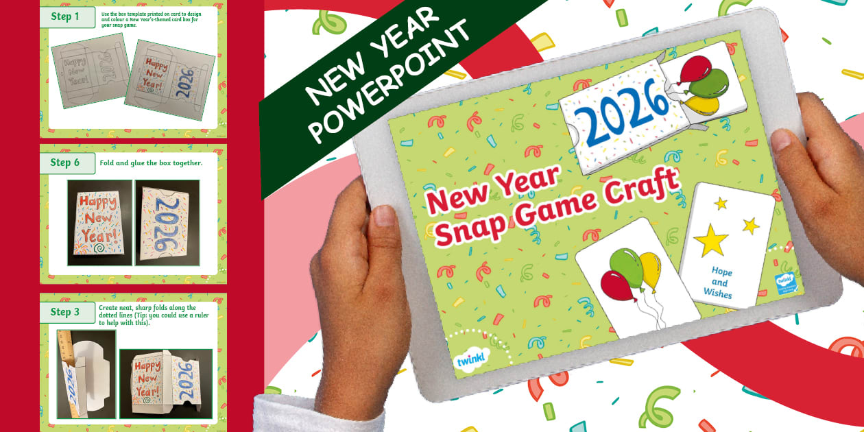 New Year Snap Game Craft PowerPoint