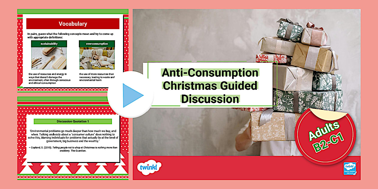 Anti-Consumption Christmas Guided Discussion [Adults, B2-C1]