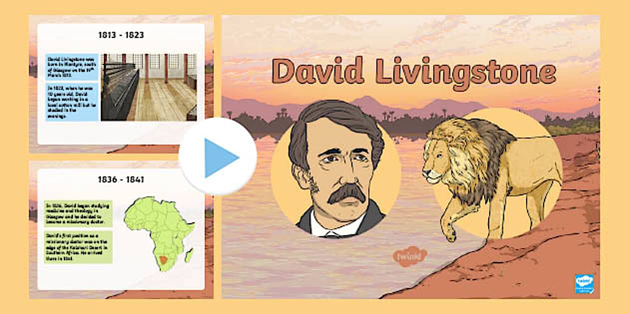 Scottish Significant Individuals David Livingstone PowerPoint