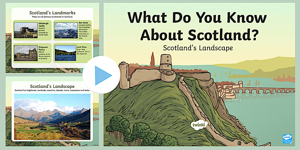 Scottish Landscape PowerPoint - Scotland's Scenery - Twinkl