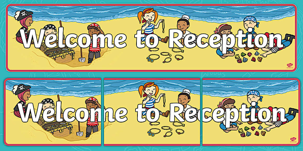 Jake's First Day - Welcome to Reception Display Banner