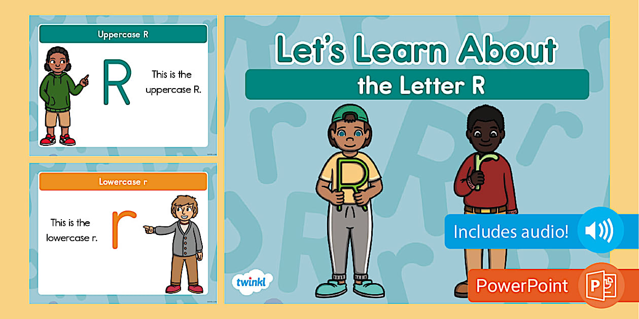 Alphabet: Let's Learn About the Letter R PowerPoint - Twinkl