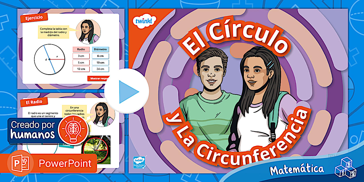 PowerPoint | El Círculo | Matemáticas | 7° básico