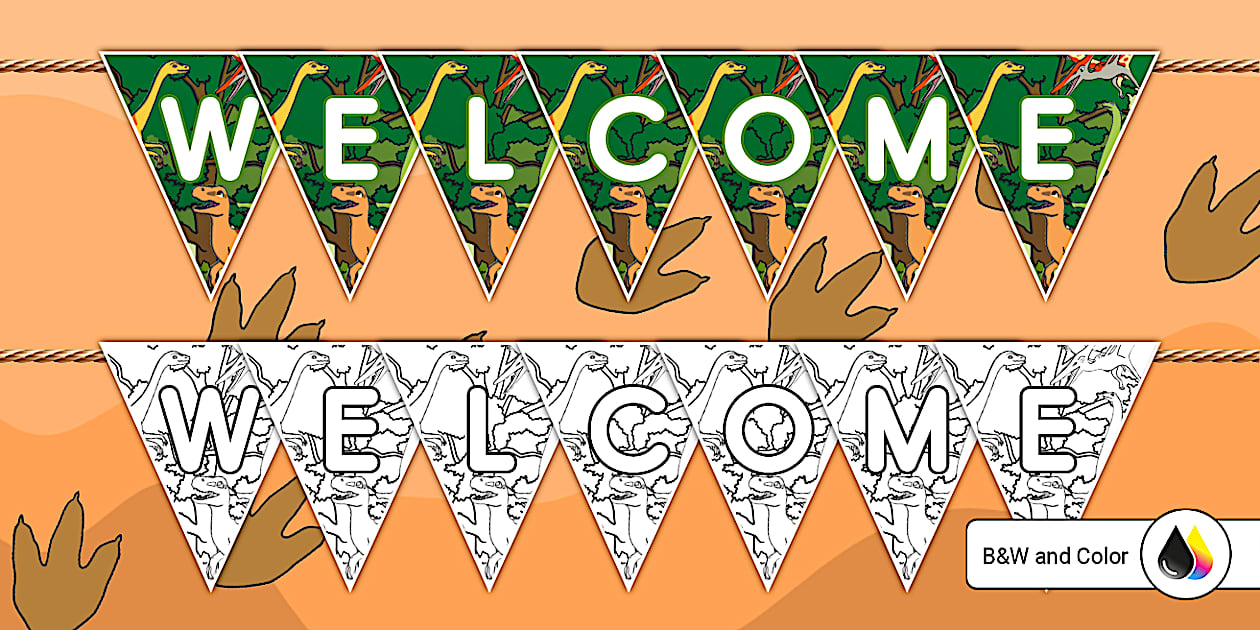 Dinosaur Bunting | International Dinosaur Day | Twinkl USA