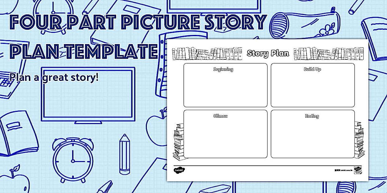 Four-Part Picture Story Plan Template