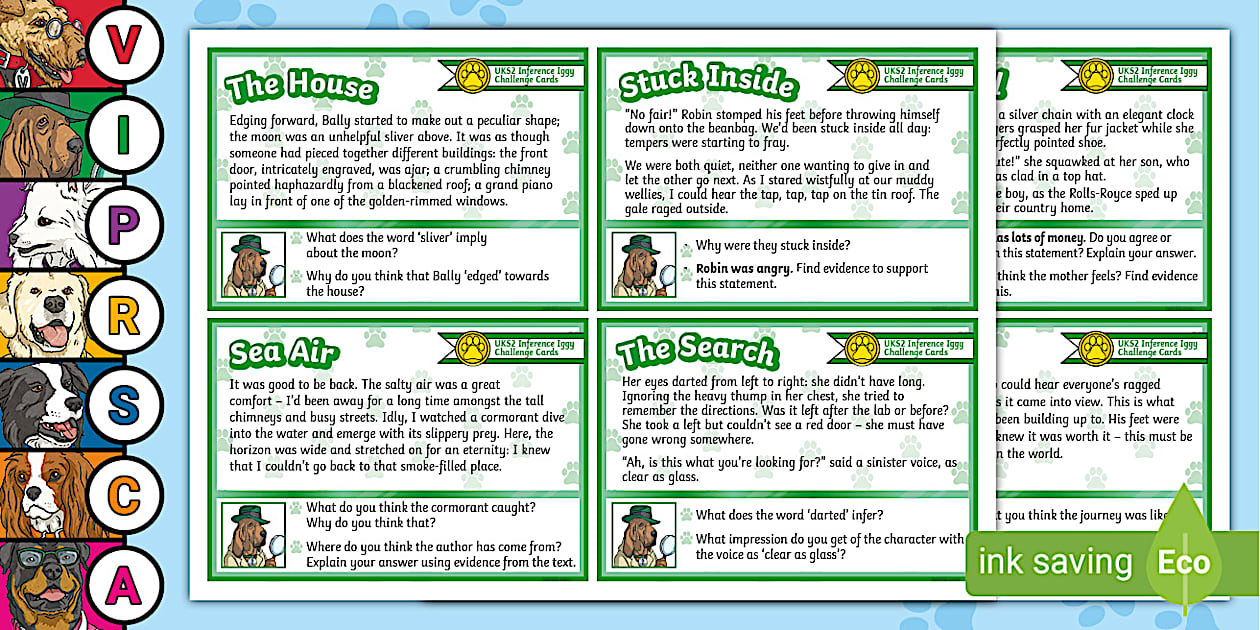 Inference Skills KS2 | Inference Iggy Challenge Cards Twinkl Inference Skills KS2 | Inference Iggy Challenge Cards Twinkl