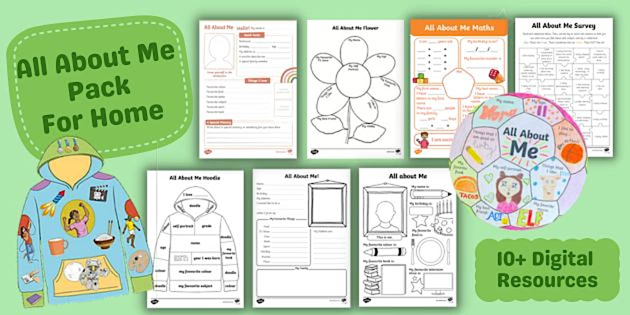 Home Education All About Me Pack