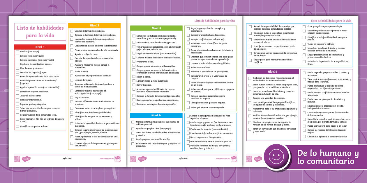 Guía de habilidades: Apoyo al desarrollo infantil