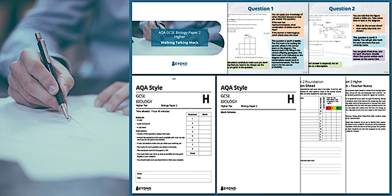 AQA GCSE Biology Paper 2 Higher Walking Talking Mock | Beyond