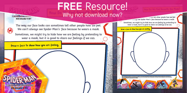 Spider-Man™: How Do We Feel Beneath the Mask? SEL Activity