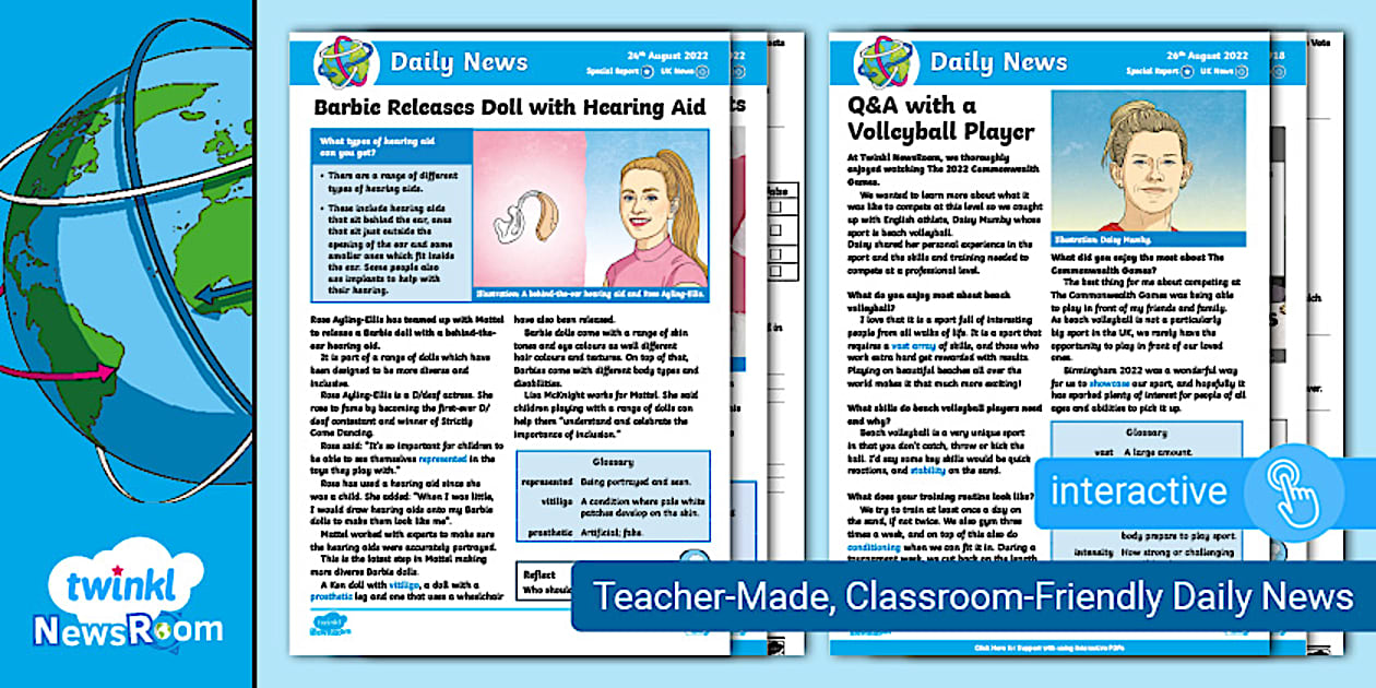 News For Children | Twinkl Resources