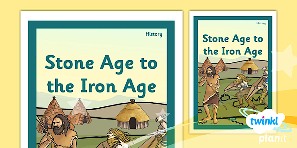 Editable History: Stone Age to the Iron Age UKS2 Unit Book Cover