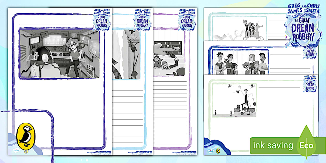 FREE! - Great Dream Robbery: Writing Frames - Primary - Twinkl