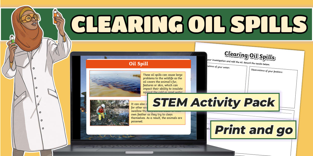 Oil Spill STEM Activity | Biological Sciences | PowerPoint