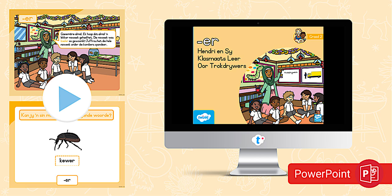 Graad 2 Klanke PowerPoint -er (teacher made) - Twinkl