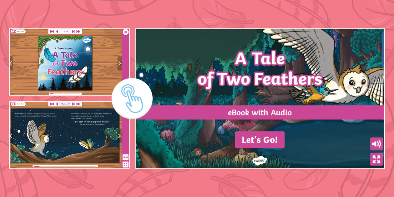 A Tale of Two Feathers eBook with Audio (teacher made)