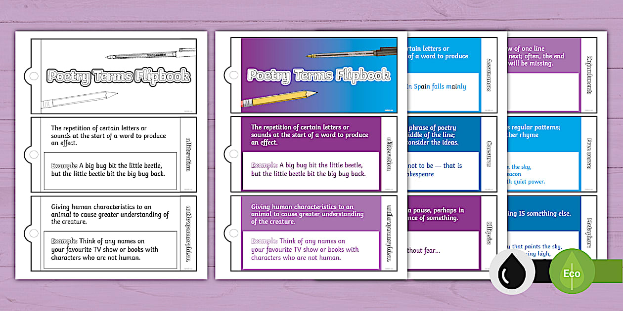Poetry Flipbook for Grade 4 Students I Twinkl Resources