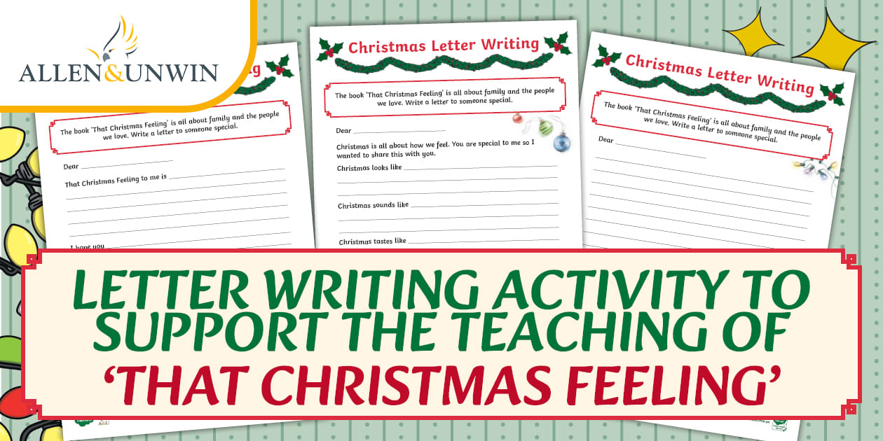 Christmas Letter Writing Activity
