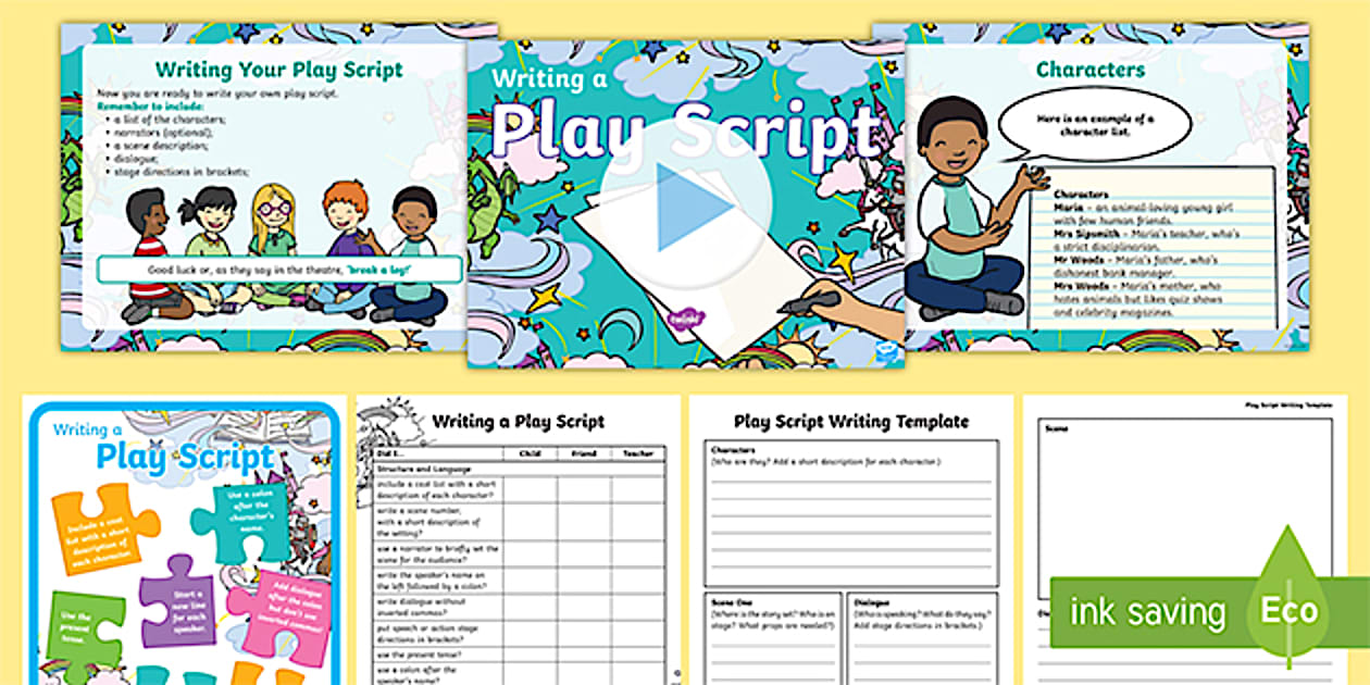 How to Write a Script with Template Resource Pack | Twinkl