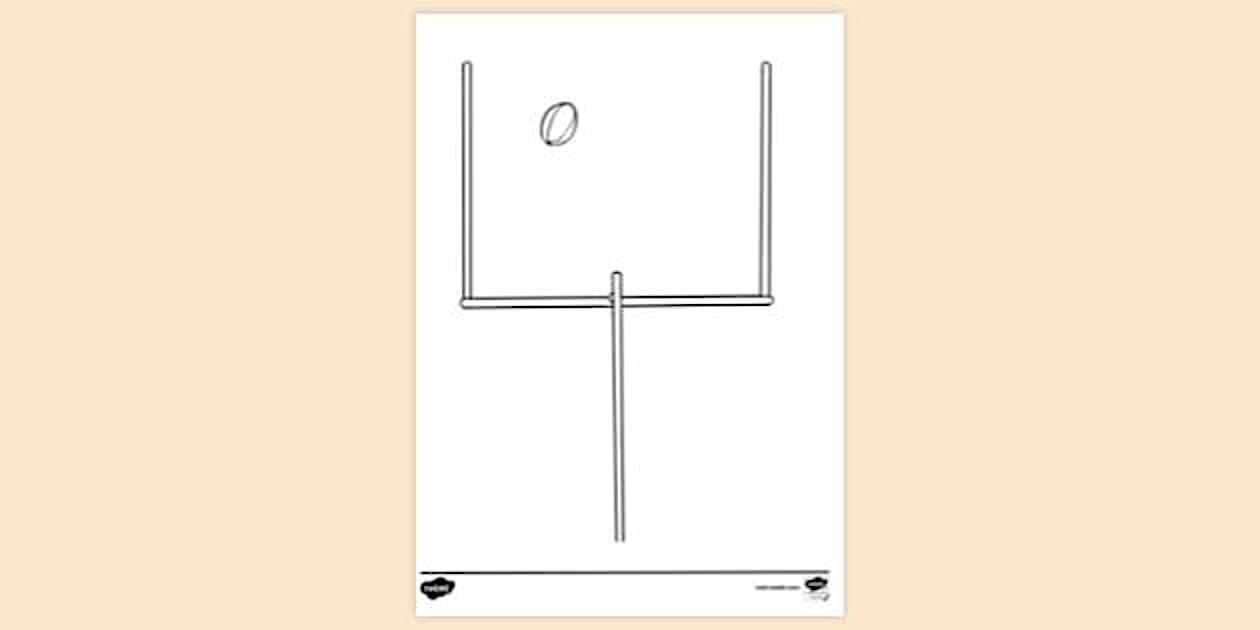 NFL Field Goal Colouring | Colourful Sheet (teacher made)