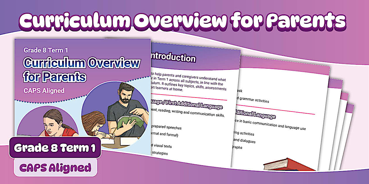Grade 8 Term 1 Curriculum Overview for Parents (CAPS Aligned)