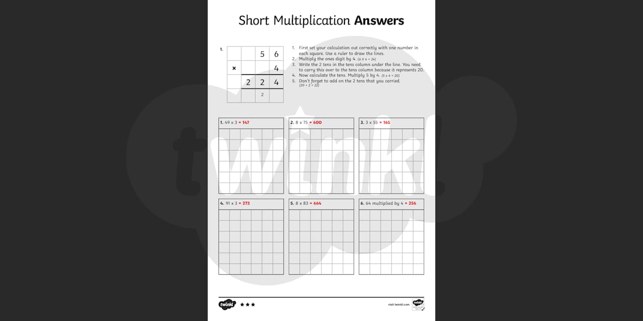 multiplication worksheet ks3