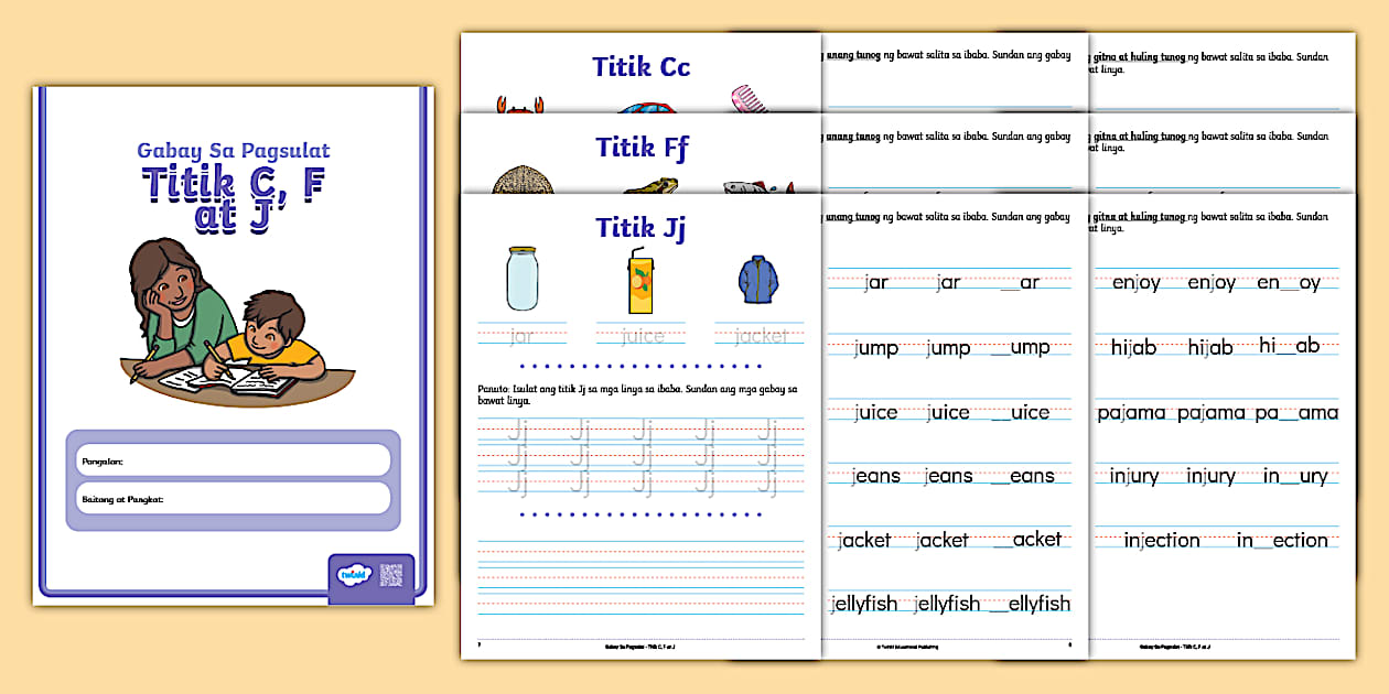 Pagsulat Ng Titik C, F at J | Philippines | Twinkl - Twinkl