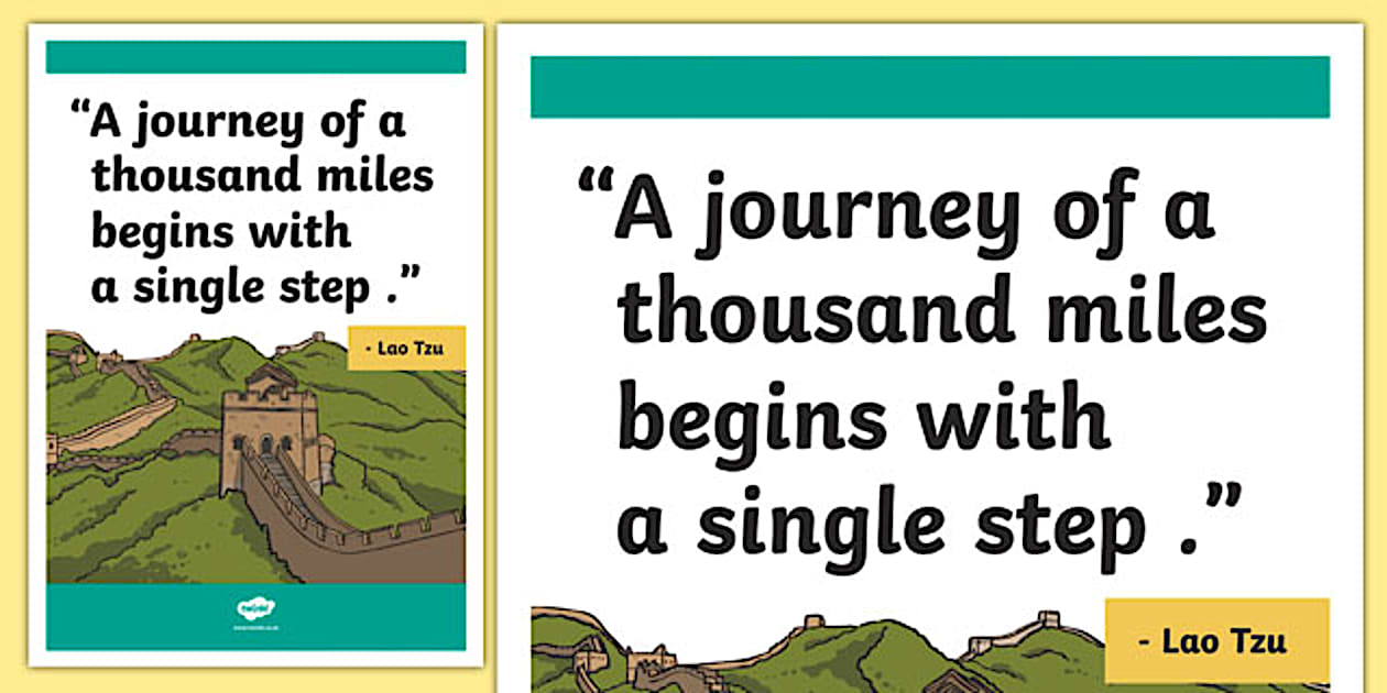 Tzu Inspirational Classroom Quote Display Poster - Twinkl