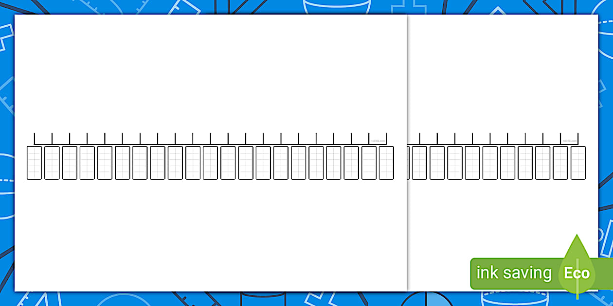 Blank Number Line to 20 | Teacher-Made Learning Aid - Twinkl