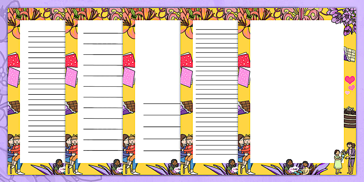 Australia Mother's Day Decorative Page Border (teacher made)