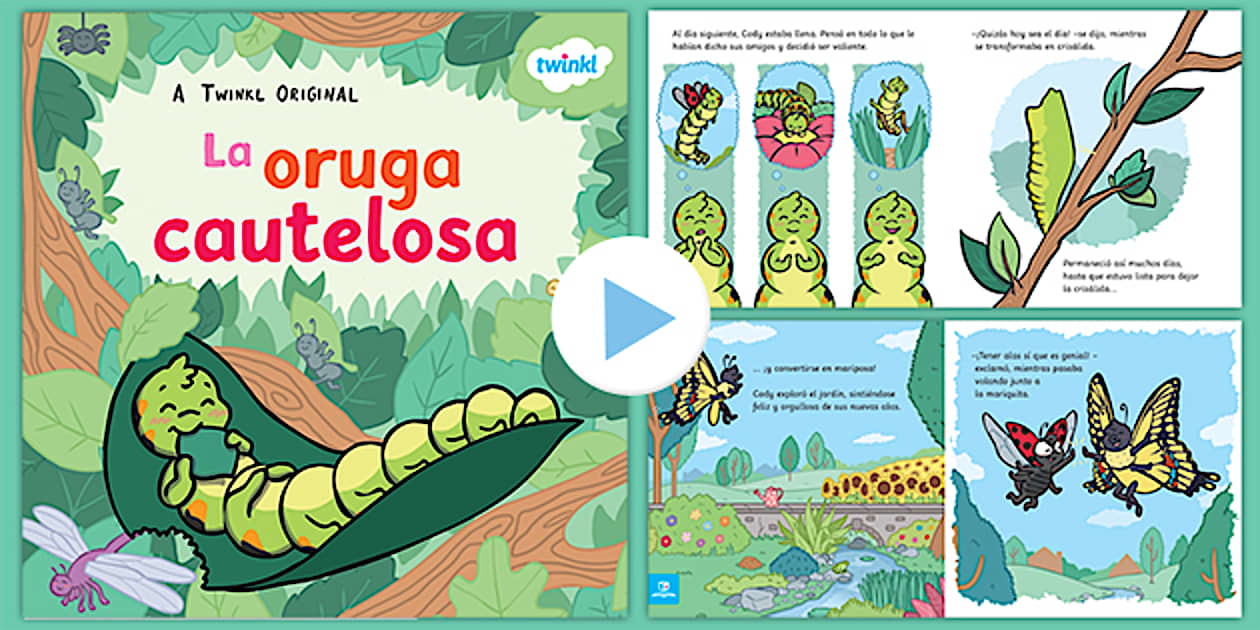 Ebook: La oruga cautelosa (Hecho por educadores) - Twinkl